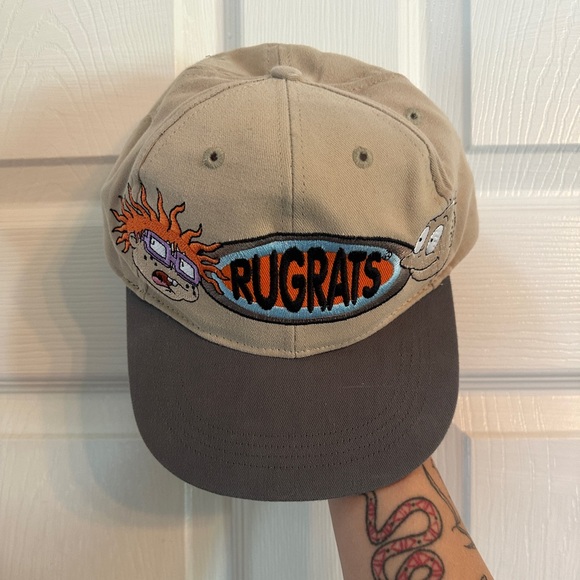 Nickelodeon | Accessories | Vintage 9s Tan Rugrats Baseball Hat ...